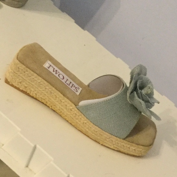 Two Lips | Shoes | Womens Light Blue Sandal By Two Lips | Poshmark